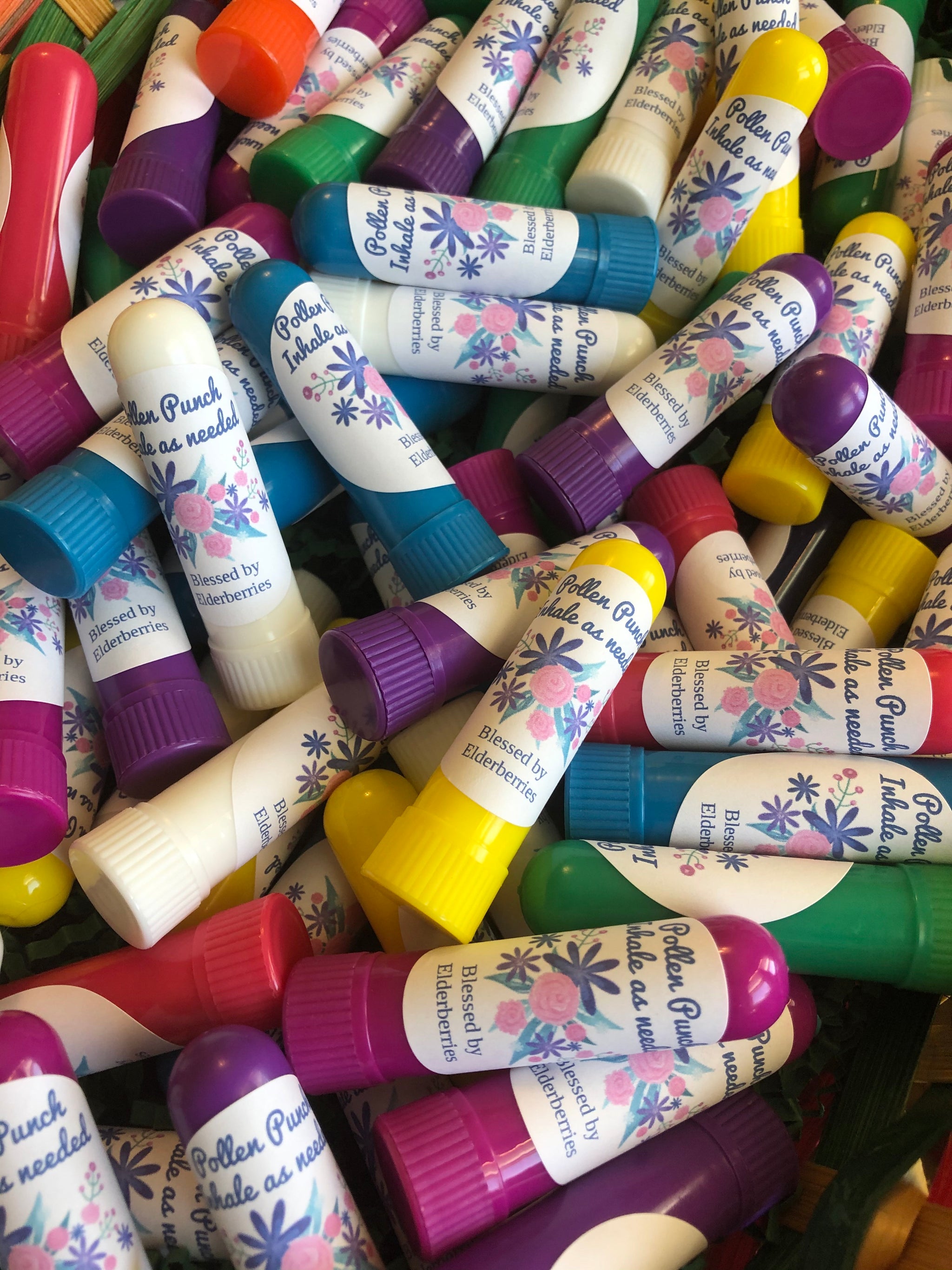 Pollen Punch Inhalers – Blessed by Elderberries